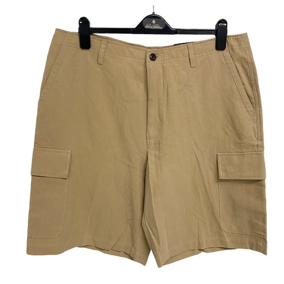 Izod | Shorts | Izod Mens Cargo Casual Shorts Pants Retail Tan Silk ...